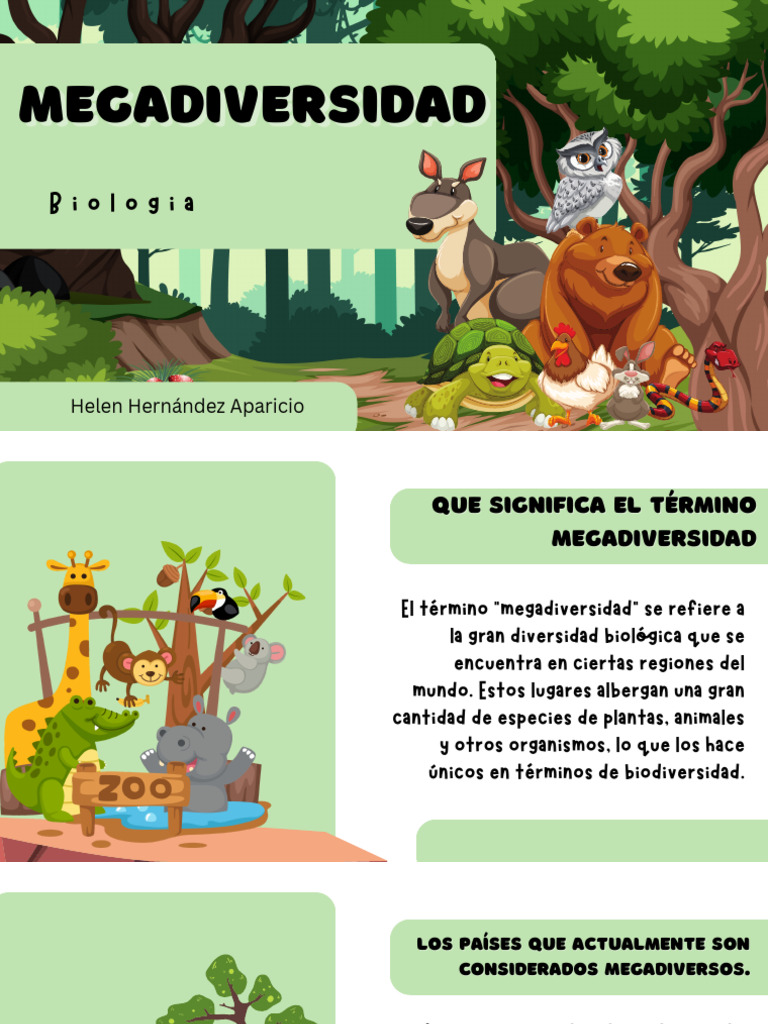 MEGADIVERSIDAD | PDF | Biodiversidad | Ecosistema