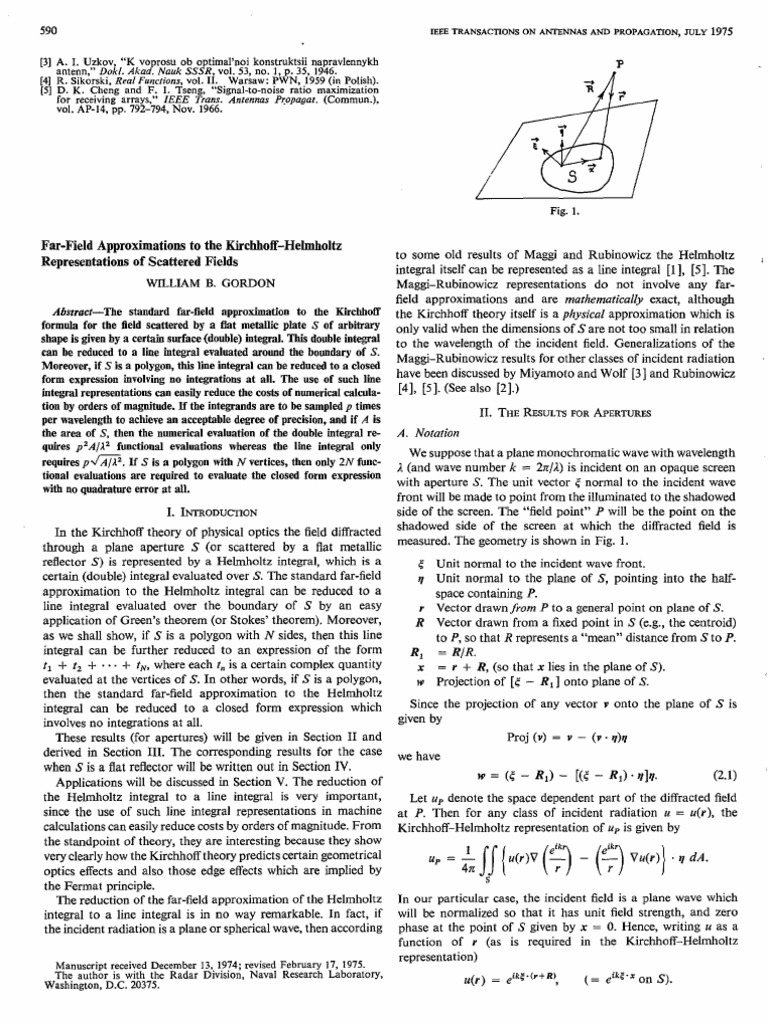 Antenna Scattering Simplified | PDF | Diffraction | Resonance