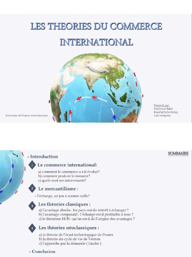 Les Théories Du Commerce | PDF
