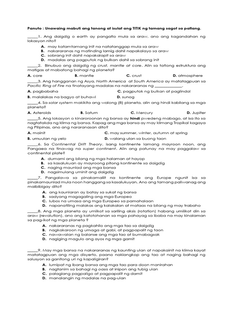 AP 8 1st - QT Reviiew AP Group | PDF