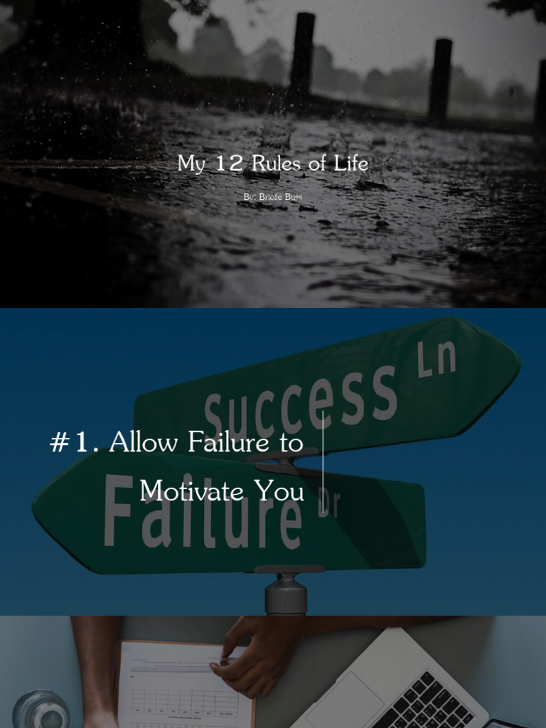 My 12 Rules of Life | PDF