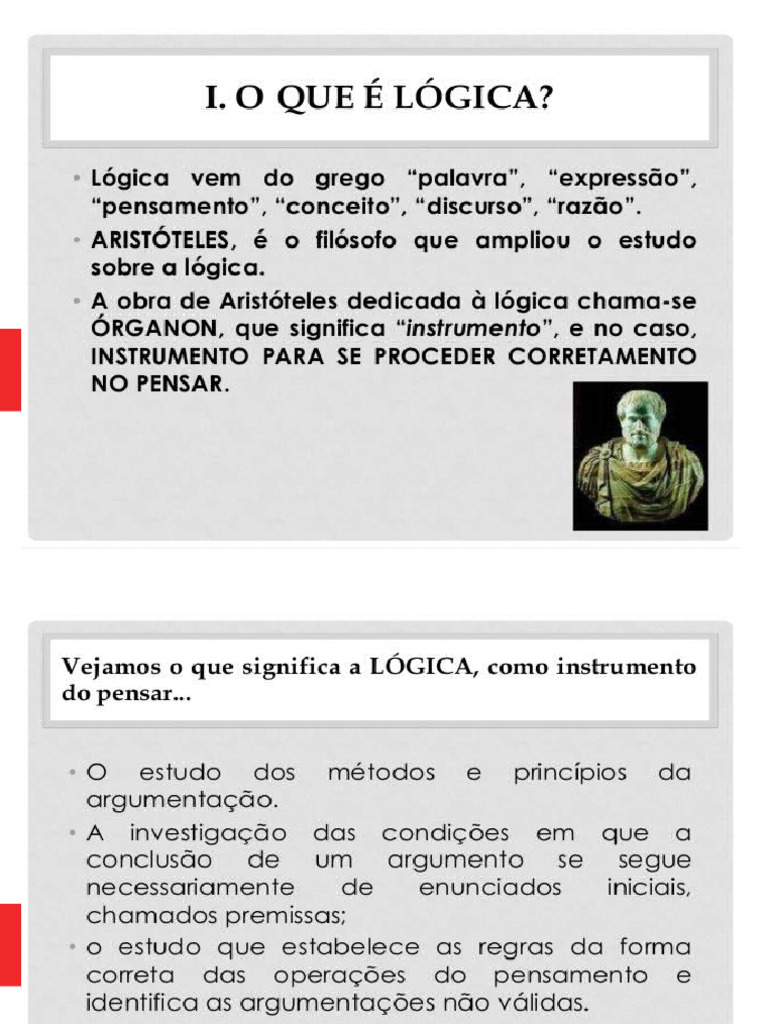 Princípios Da Lógica | PDF | Lógica