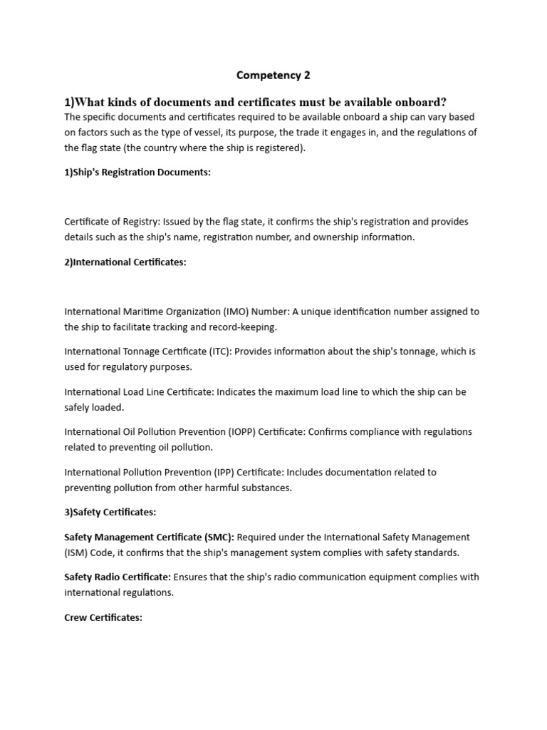 Competency 2 | PDF | Firefighting | Safety