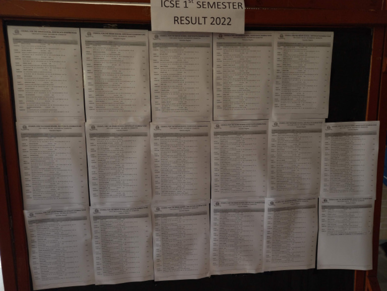 St. Joseph's Sem-1 Results | PDF