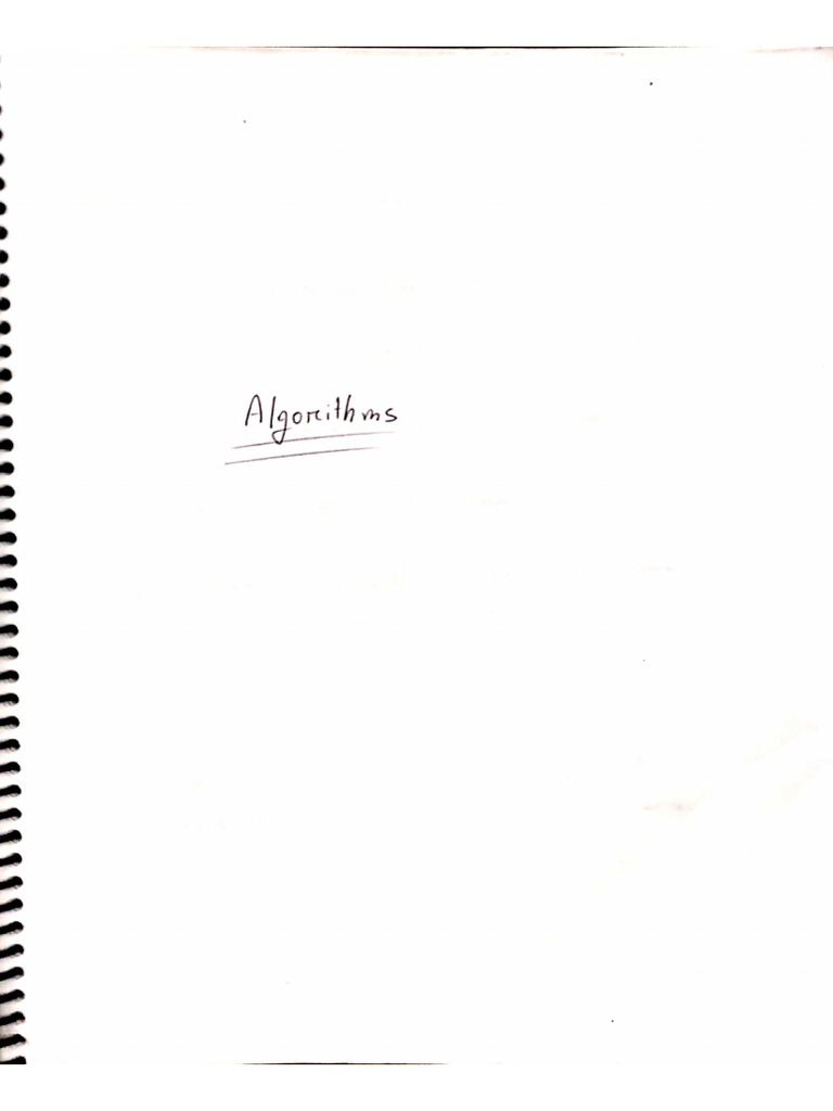 Algo Pdf