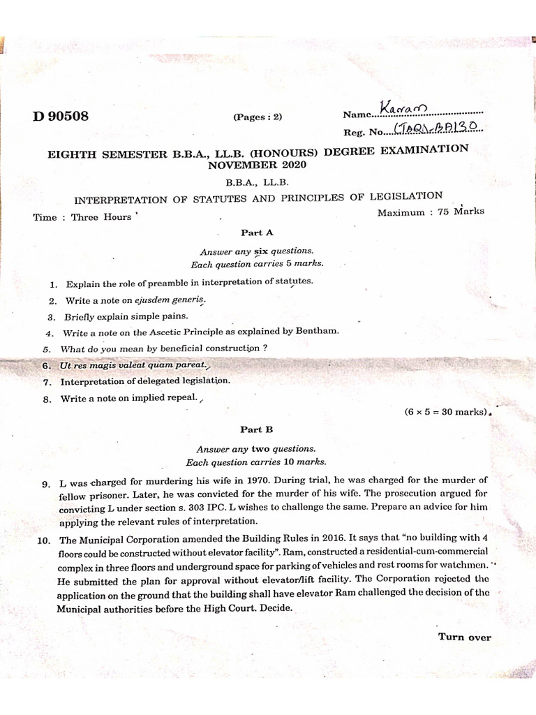 8th Sem Nov 2020 | PDF 8th Sem Nov 2020 | PDF