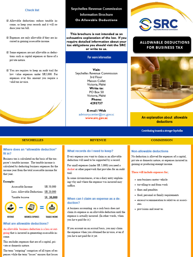 Understanding Allowable Deductions | PDF