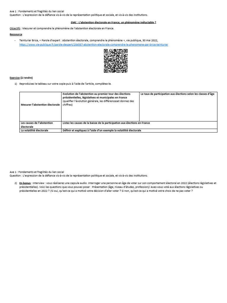 EMC3 | PDF | Sciences sociales