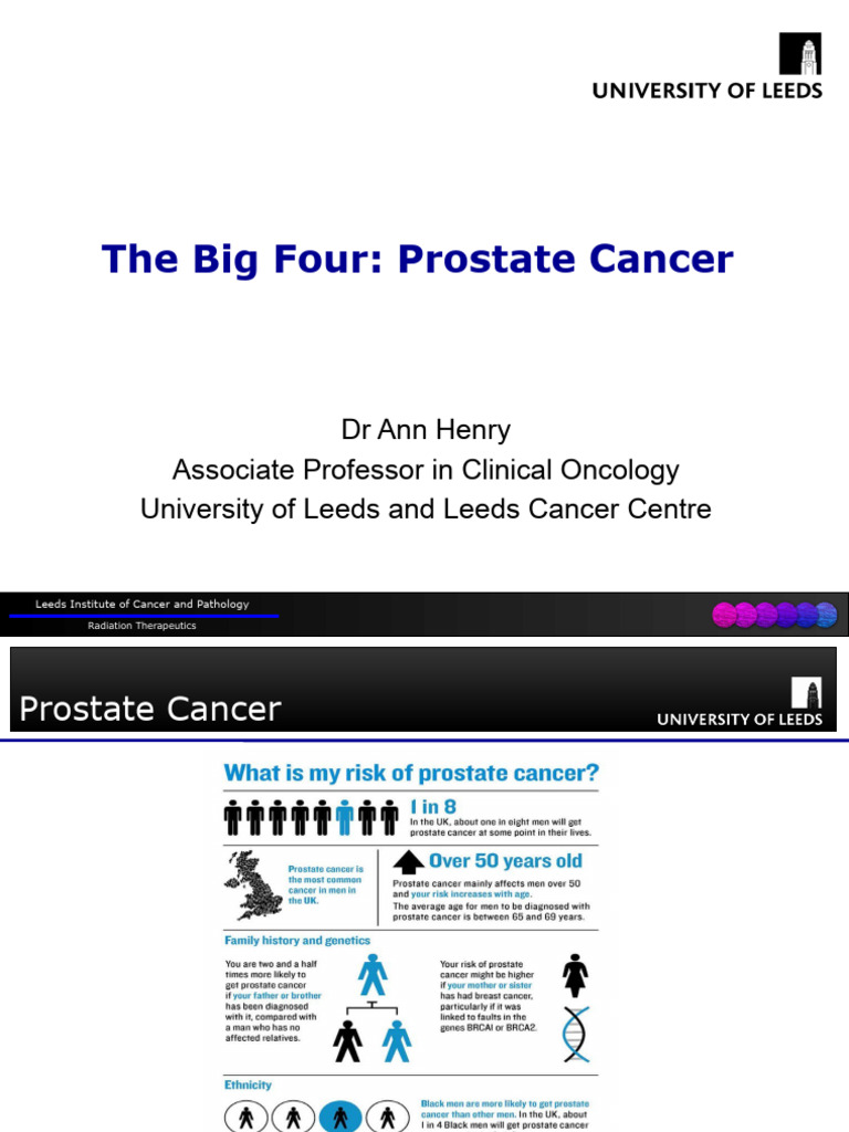 The Big Four - Prostate Ca OLD | PDF | Prostate Cancer | Radiation Therapy