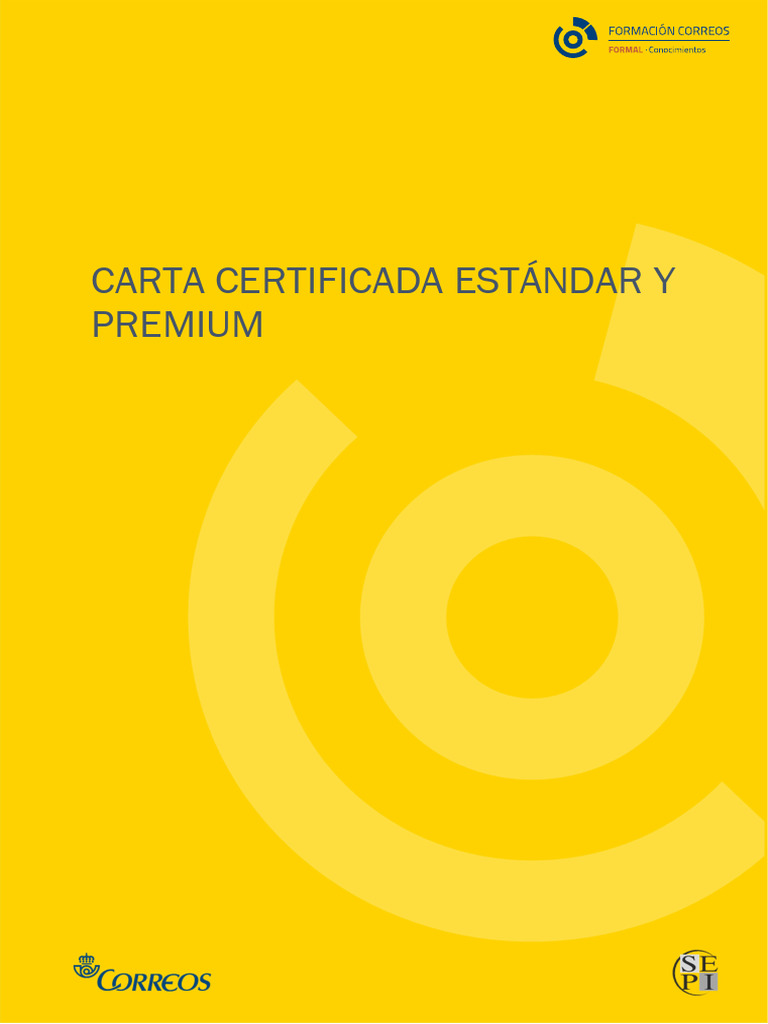 Carta Certificada Estandar Premium | PDF | Informática