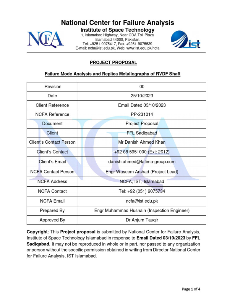 PP23114 - Failure Mode Analysis of Shaft - FFL | PDF | Scientific ...