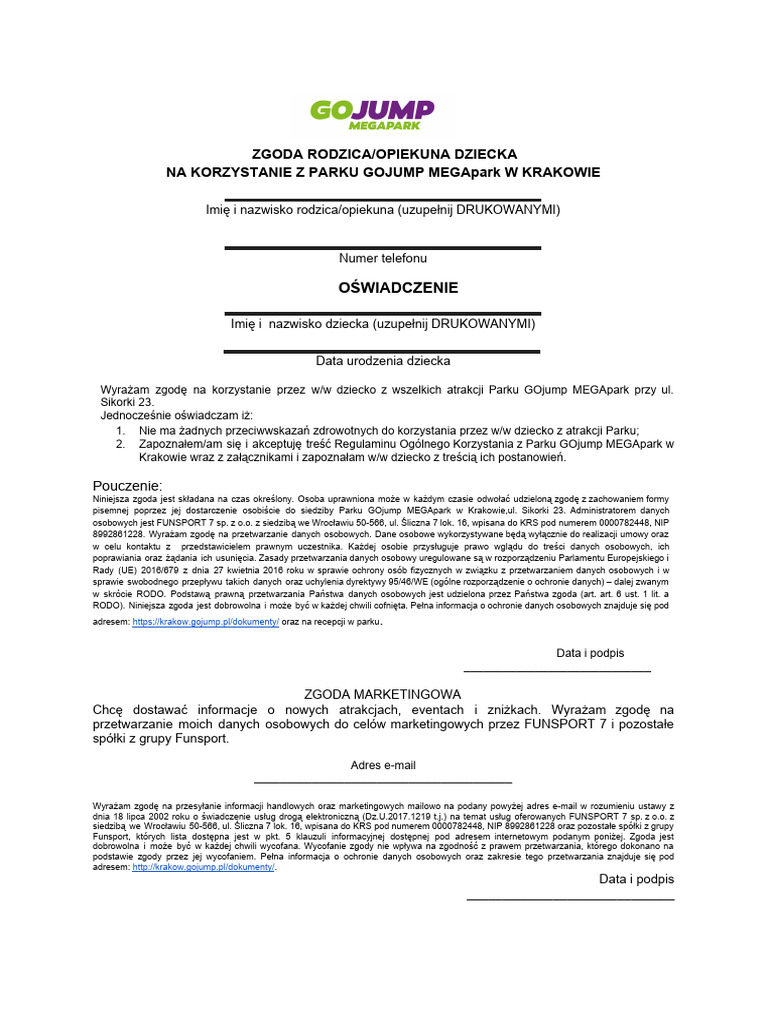 Zgoda Do Gojumpa | PDF