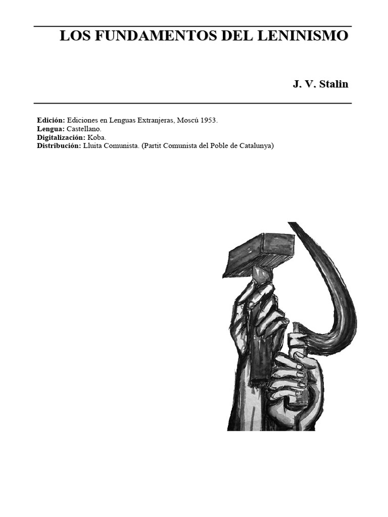 Fundamentos Del Leninismo | PDF | marxismo | leninismo
