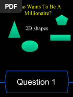 2D and 3D Shapes Test 01 | PDF | Shape | Rectangle