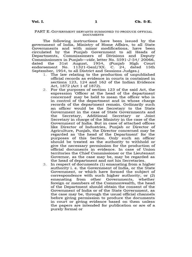 Chap 5 Part EV1 | PDF | Affidavit | Discovery (Law)