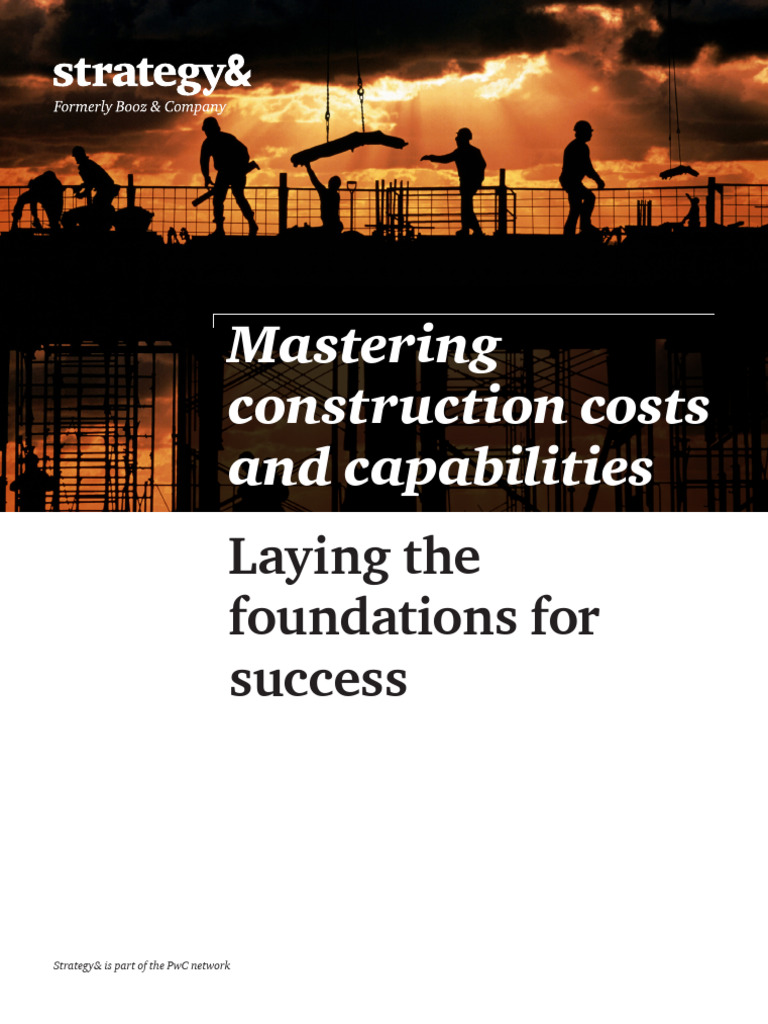 Mastering Construction Cost and Capabilities | Download Free PDF | Procurement | Human Resources