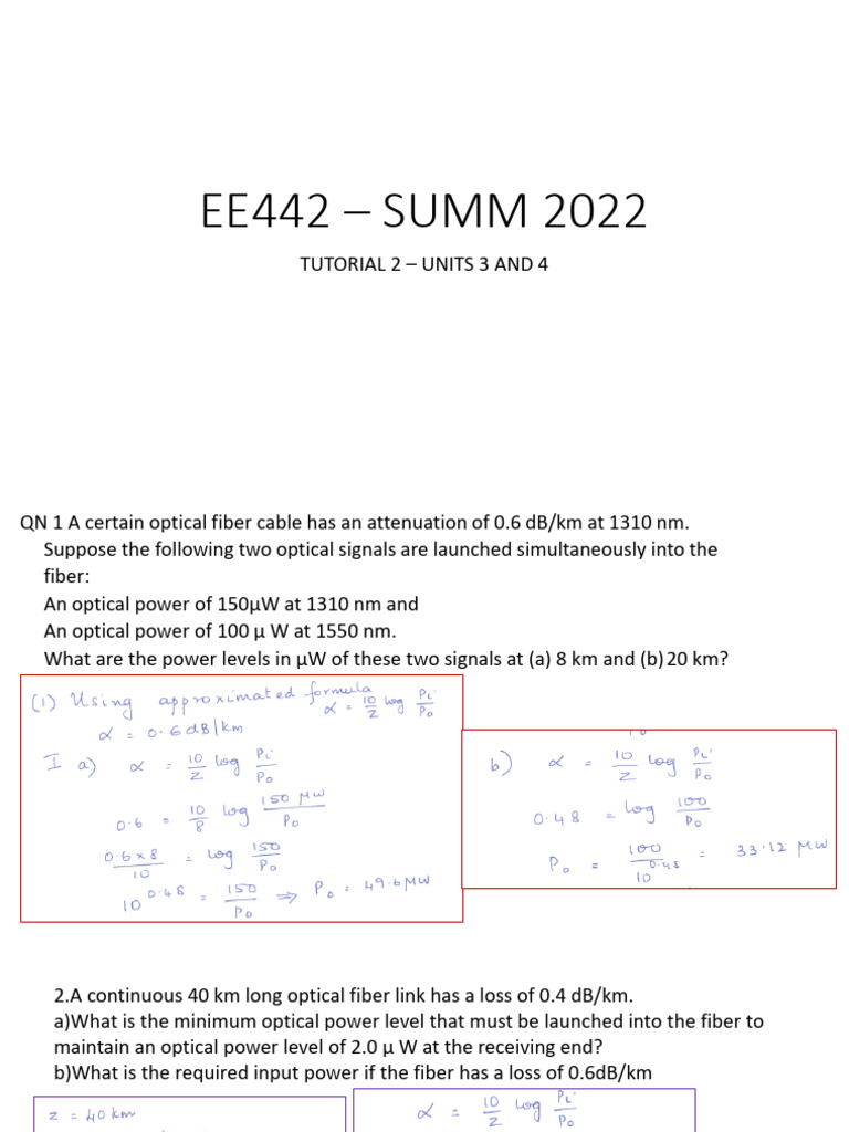 Tutorial 2 Unit 3 and 4 | PDF