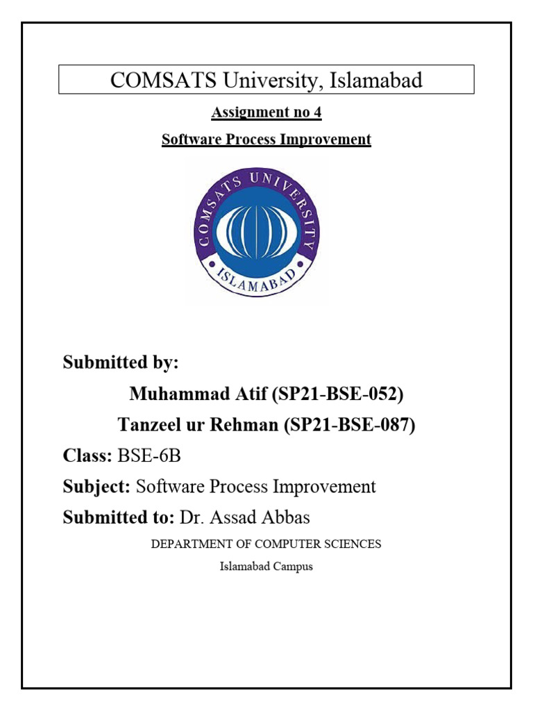 SPI Assignment 4 | PDF
