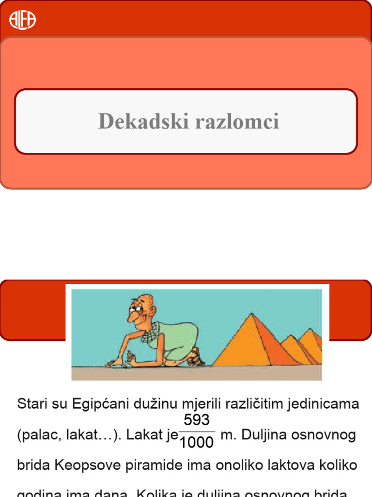 Dekadski Razlomci | PDF