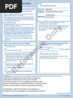 Defence & Counterclaim Form Guide | PDF | Law