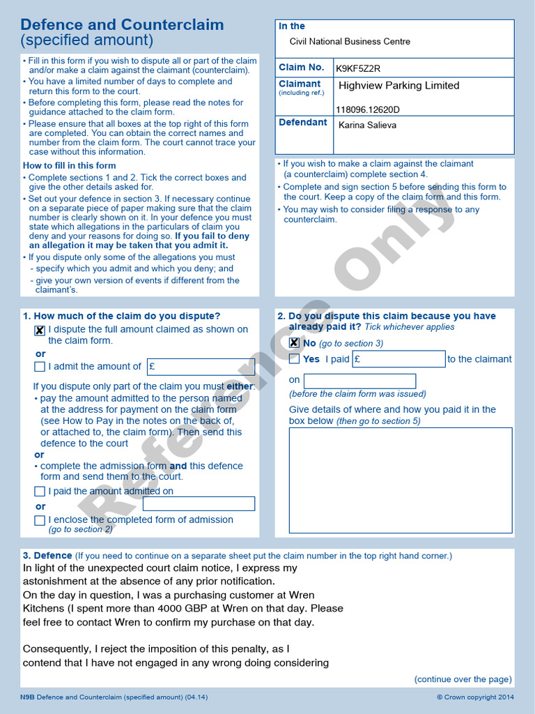 Court Claim | PDF | Common Law | Justice