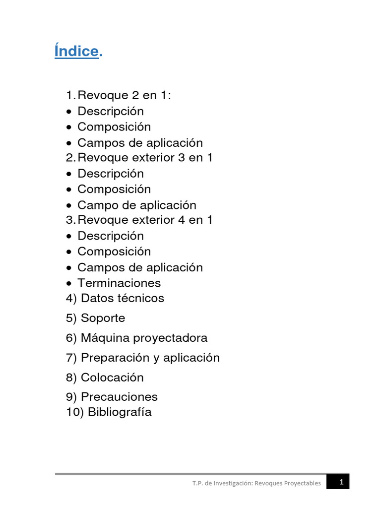 Revoques | PDF