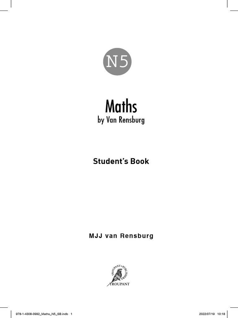 Maths: by Van Rensburg | PDF | Integral | Derivative