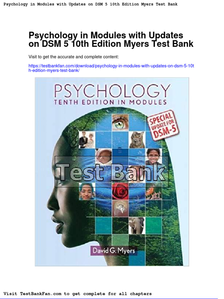 Dwnload Full Psychology in Modules With Updates On DSM 5 10th Edition ...