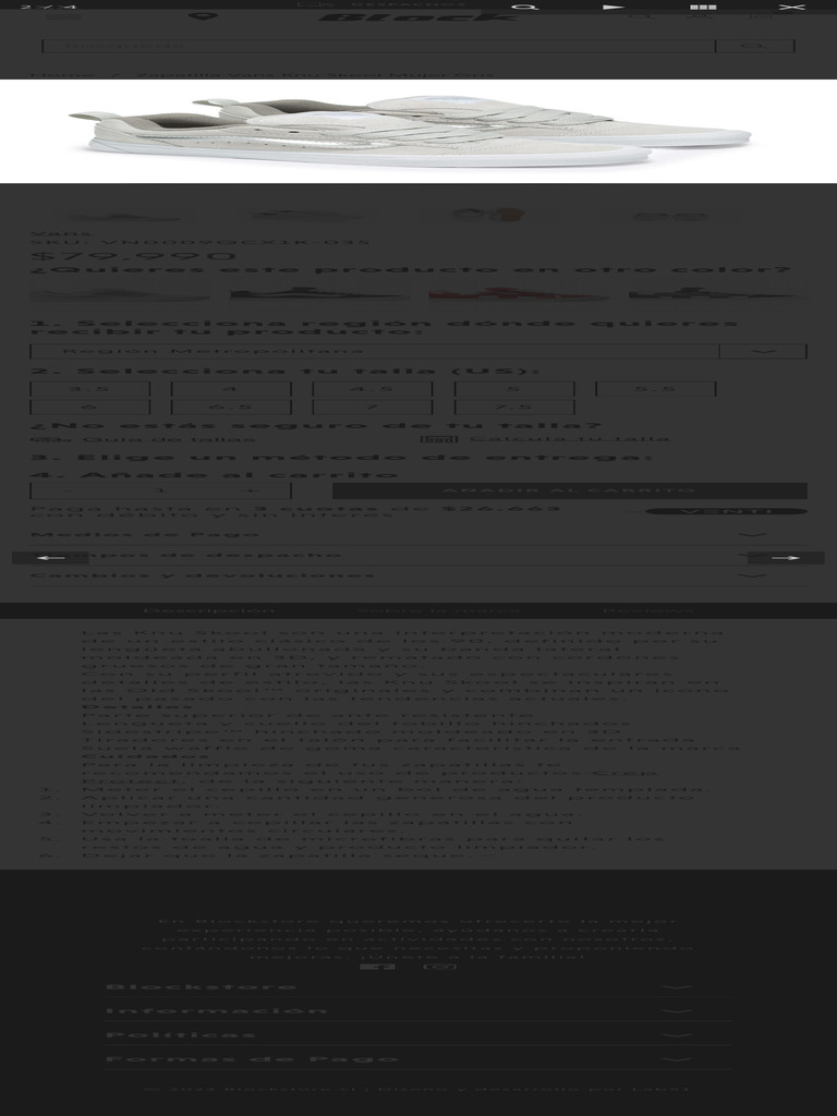 Zapatilla Vans Knu Skool Mujer Gris - Blockstore - CL | PDF | Crecimiento personal y profesional