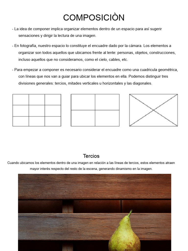 Reglas de Composición Fotográfica | PDF