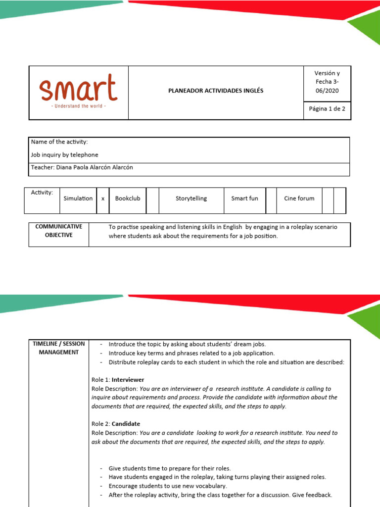 Job Inquiry by Telephone | PDF | Cognitive Science | Learning