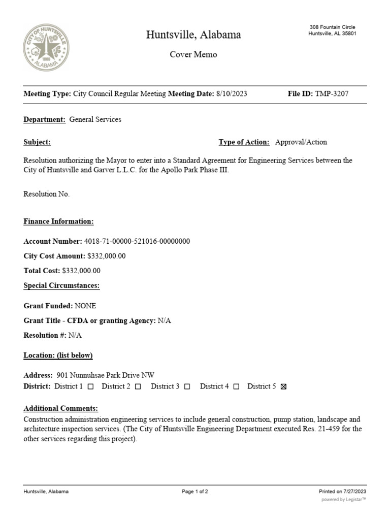 COMPLETE-Garver LLC Contract-ApolloPark | PDF | Indemnity | Liability ...