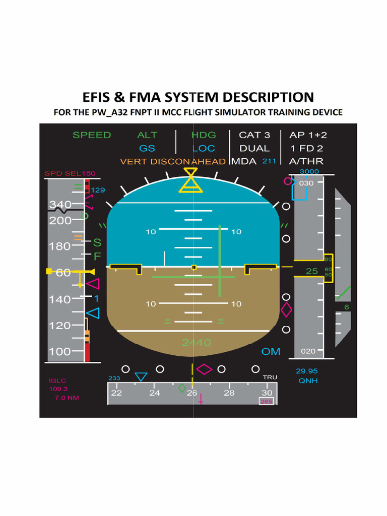 FMA and EFIS Manual - Ver1.0 | PDF