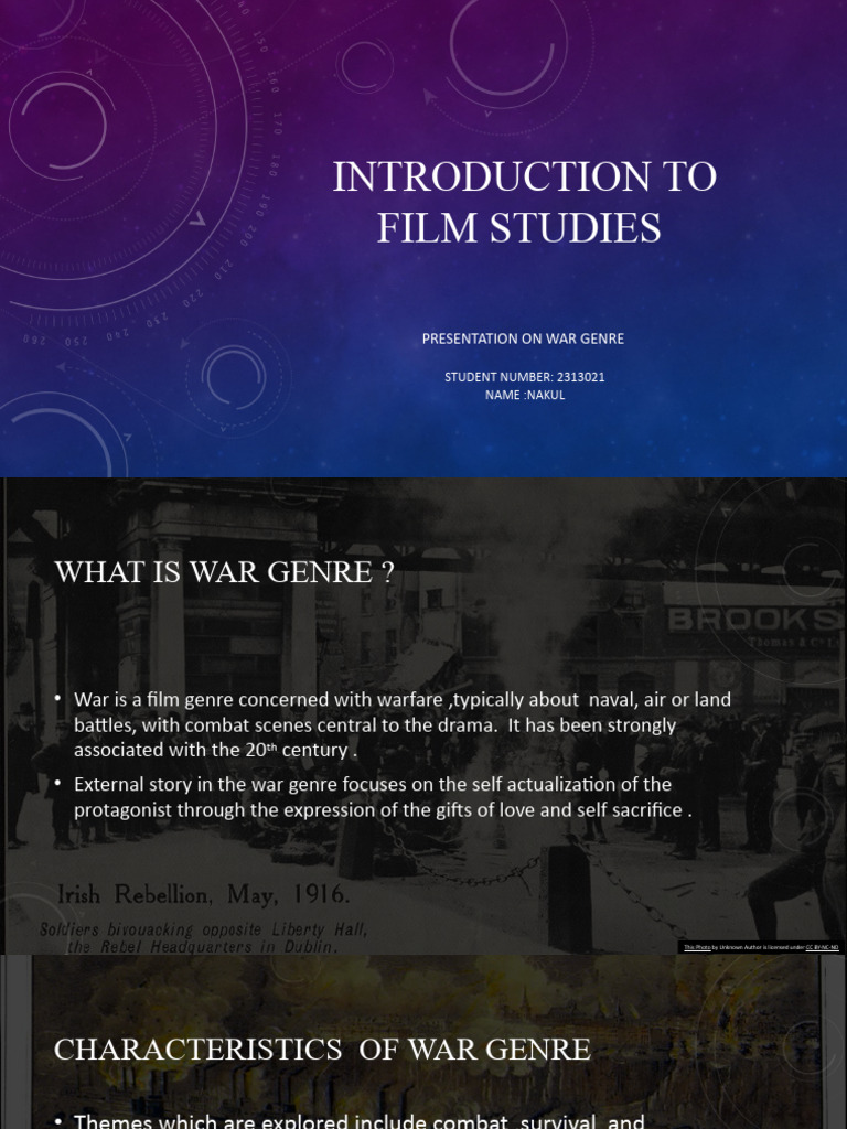 Film Study Final Presentation | PDF | Genre | Battles