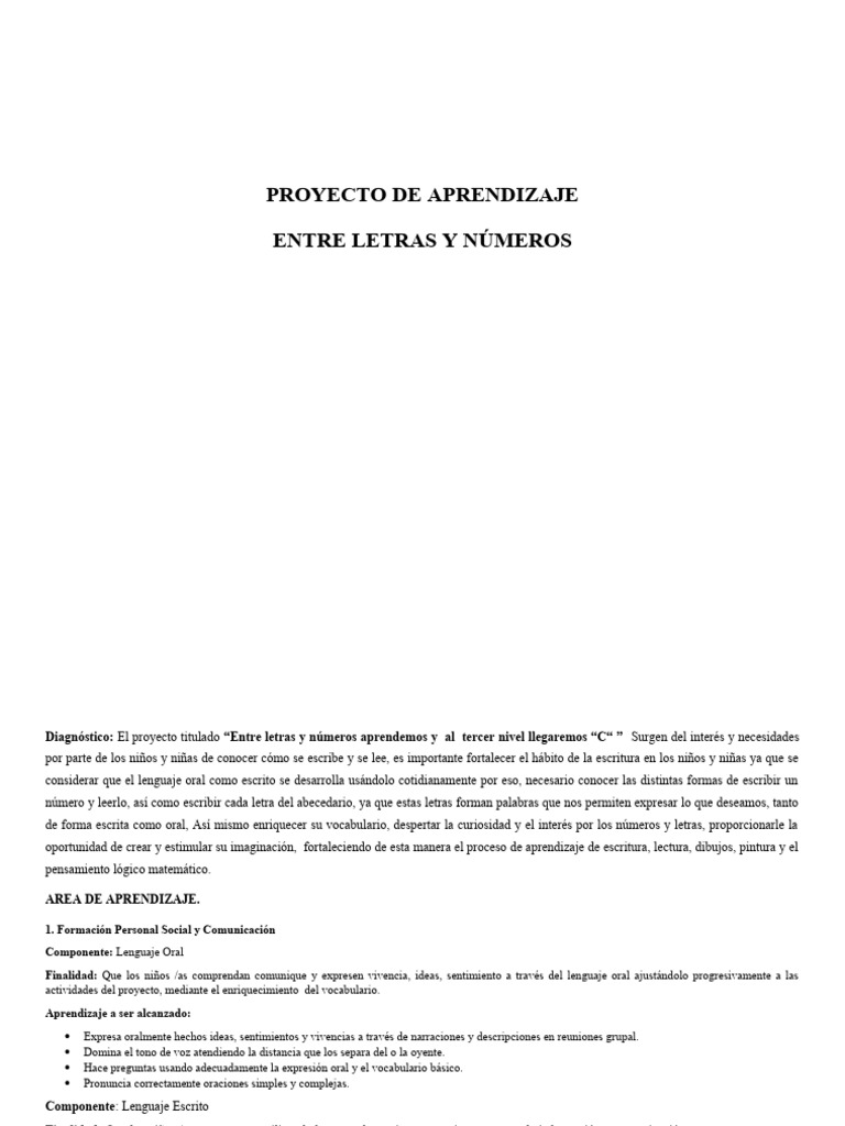 Proyecto Luz | PDF | Aprendizaje | Comunicación