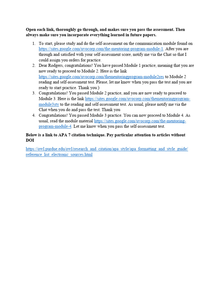 Academic Writing Modules | PDF