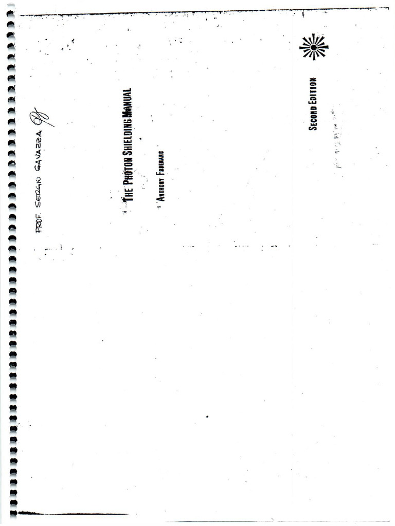 The Photon Shielding Manual - Anthony Foderaro | PDF