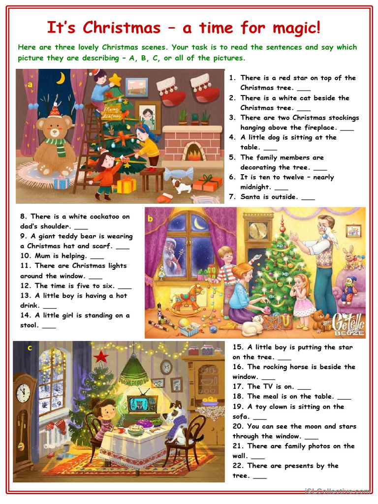 Three Christmas Scenes | PDF