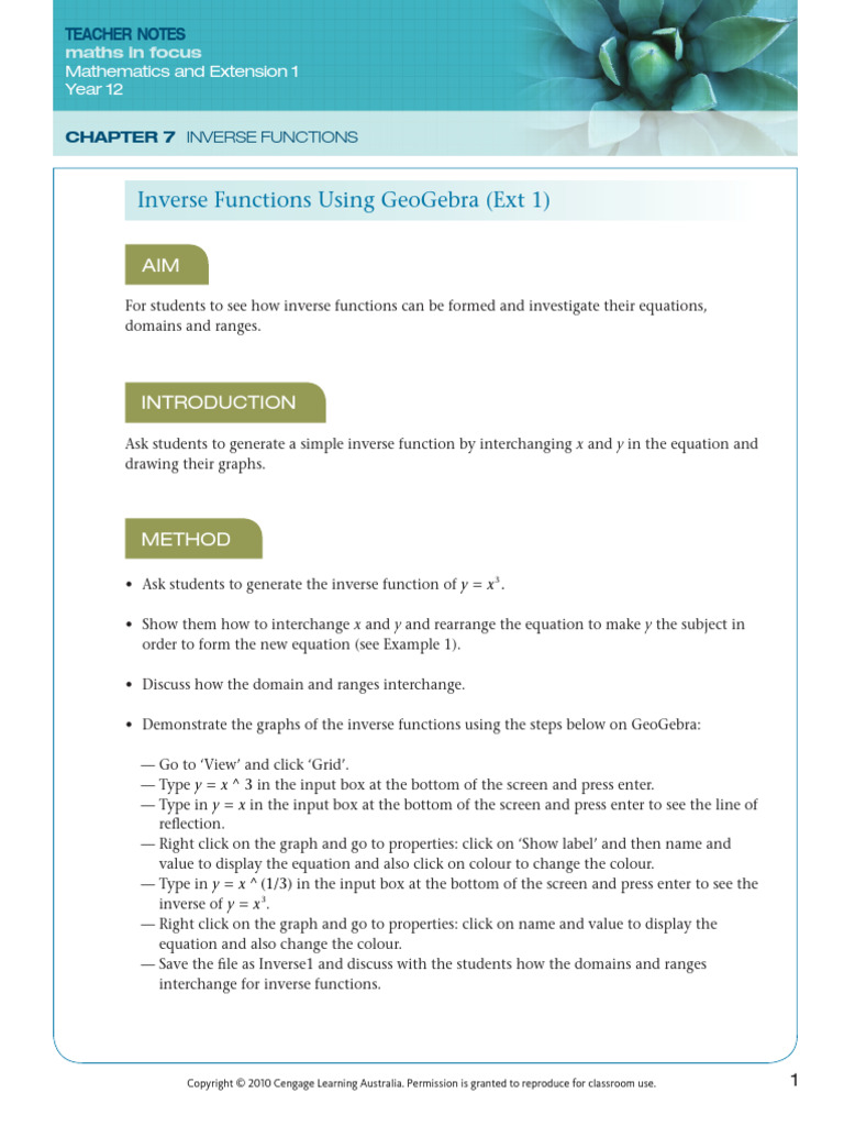 tn7 1 | Download Free PDF | Function (Mathematics) | Trigonometric Functions