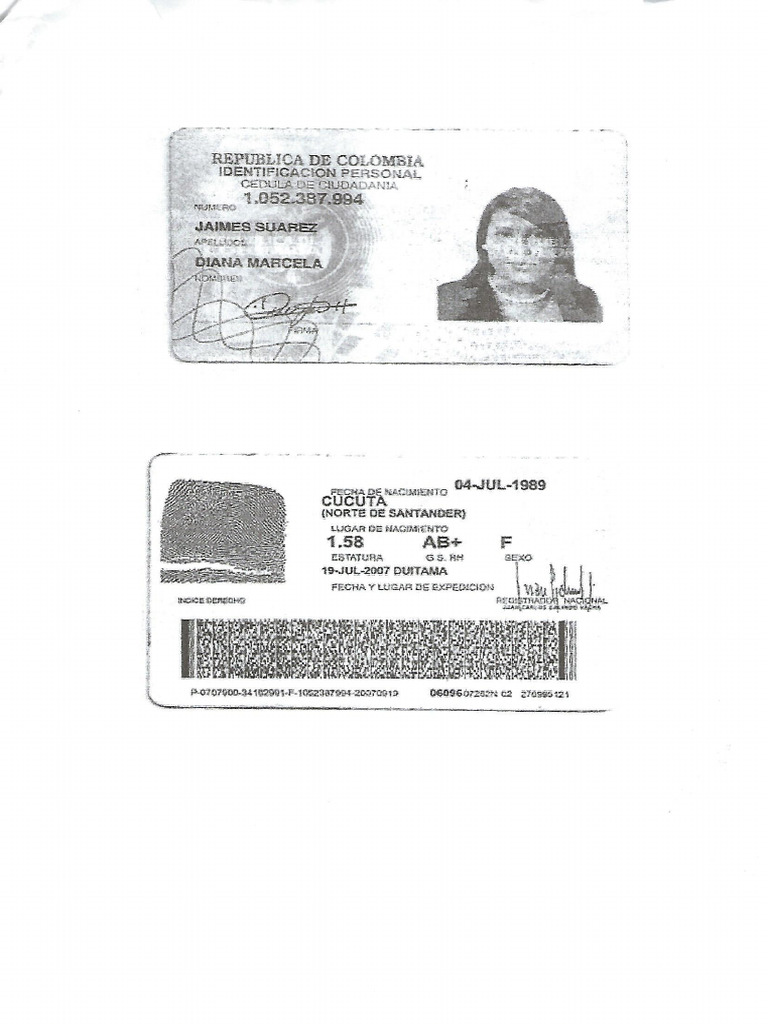 Cédula RL Felex | PDF