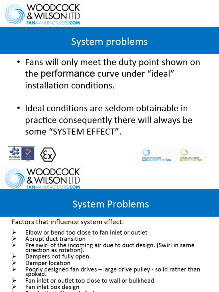 Fan System Problems | PDF