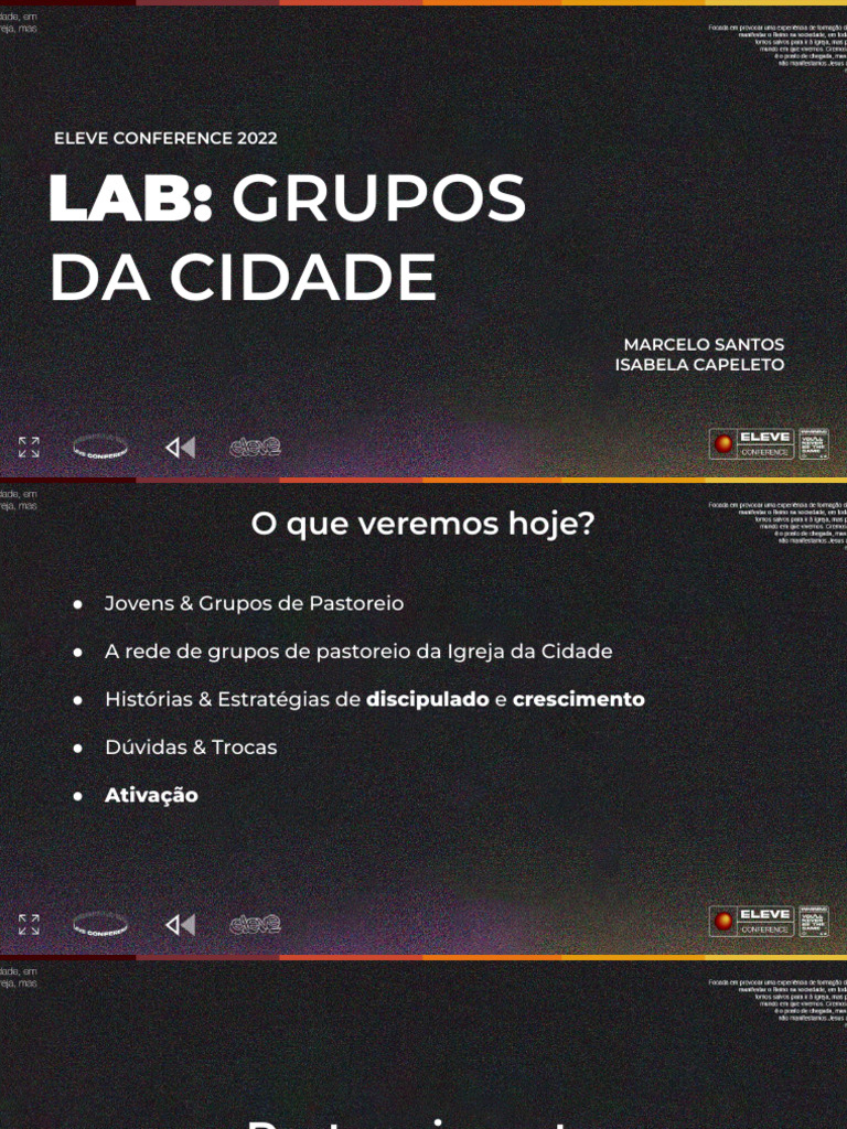 Lab Grupos Da Cidade | PDF | Igreja cristã | Amor