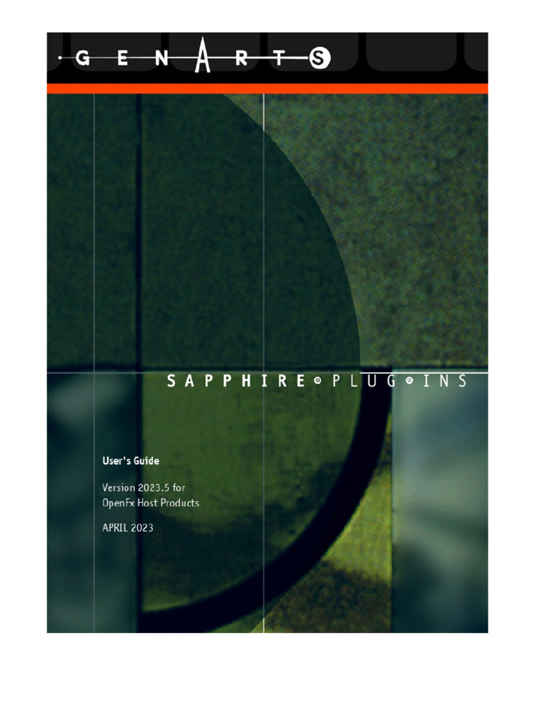 Sapphire Users Guide Ofx Pdf Imaging Graphics