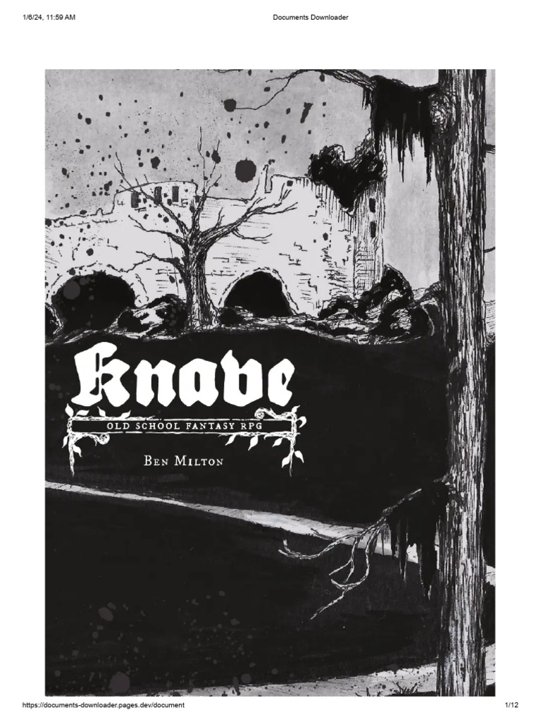 Knave RPG | PDF