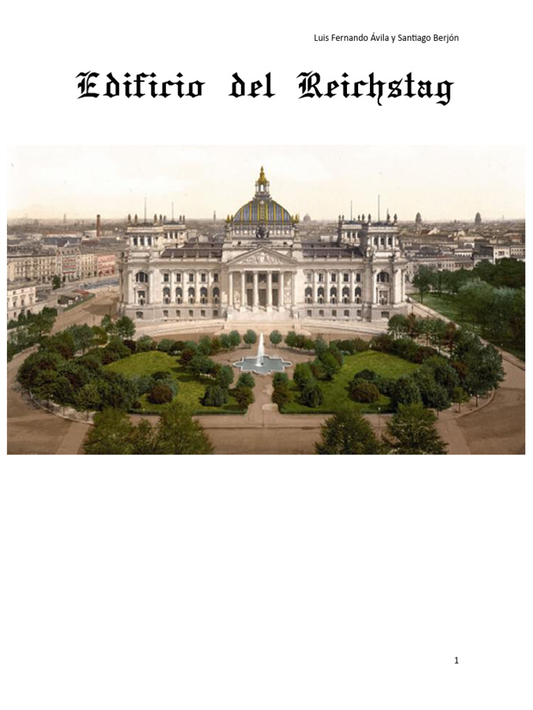 Análisis del Edificio del Reichstag | PDF | Arte | Historia