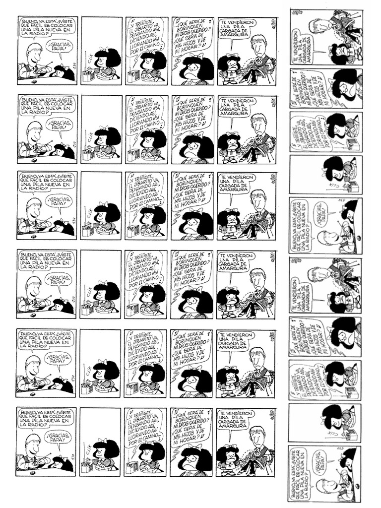Historieta Mafalda x8 | PDF
