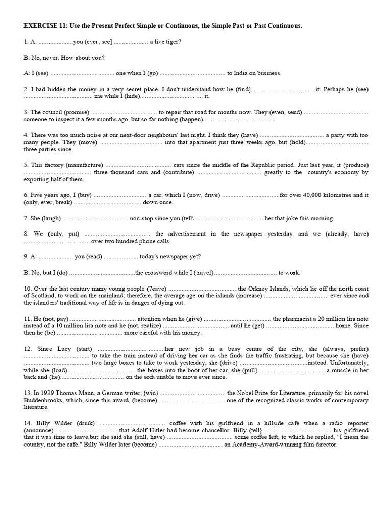 Exercise 11 For Sts | PDF