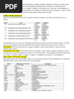 Structural Analysis of Words | PDF | Word | Adjective