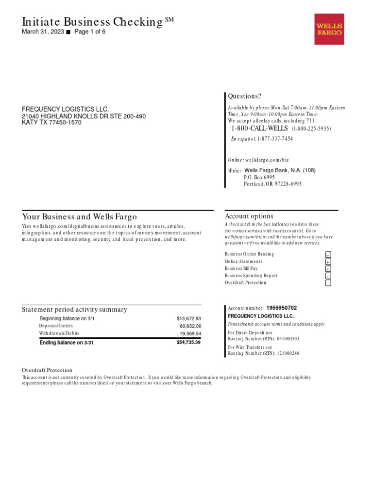 March Statements | PDF | Overdraft | Deposit Account