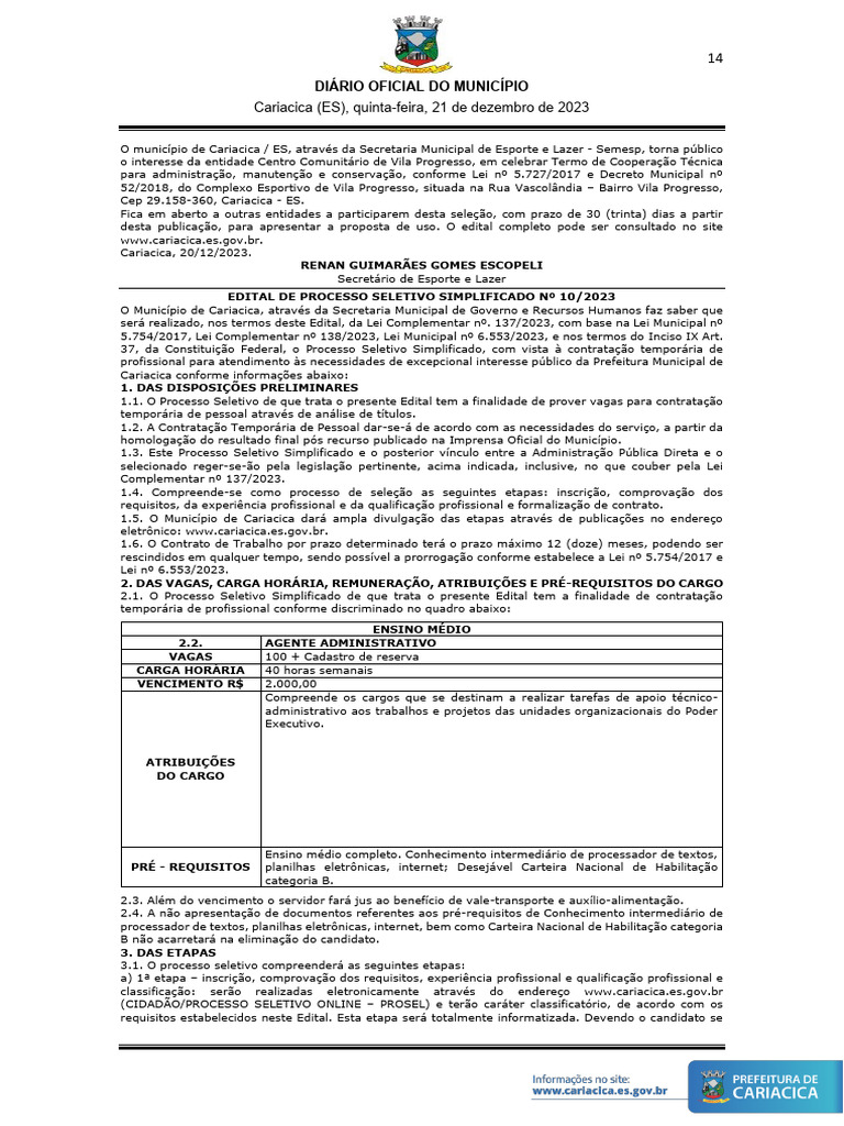 Processo Seletivo | PDF | Gestão de recursos humanos | Desenvolvimento ... Processo Seletivo | PDF | Gestão de recursos humanos | Desenvolvimento ...